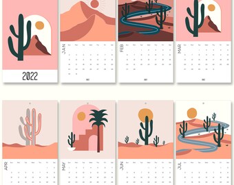 2022 Landscape Calendar - Etsy