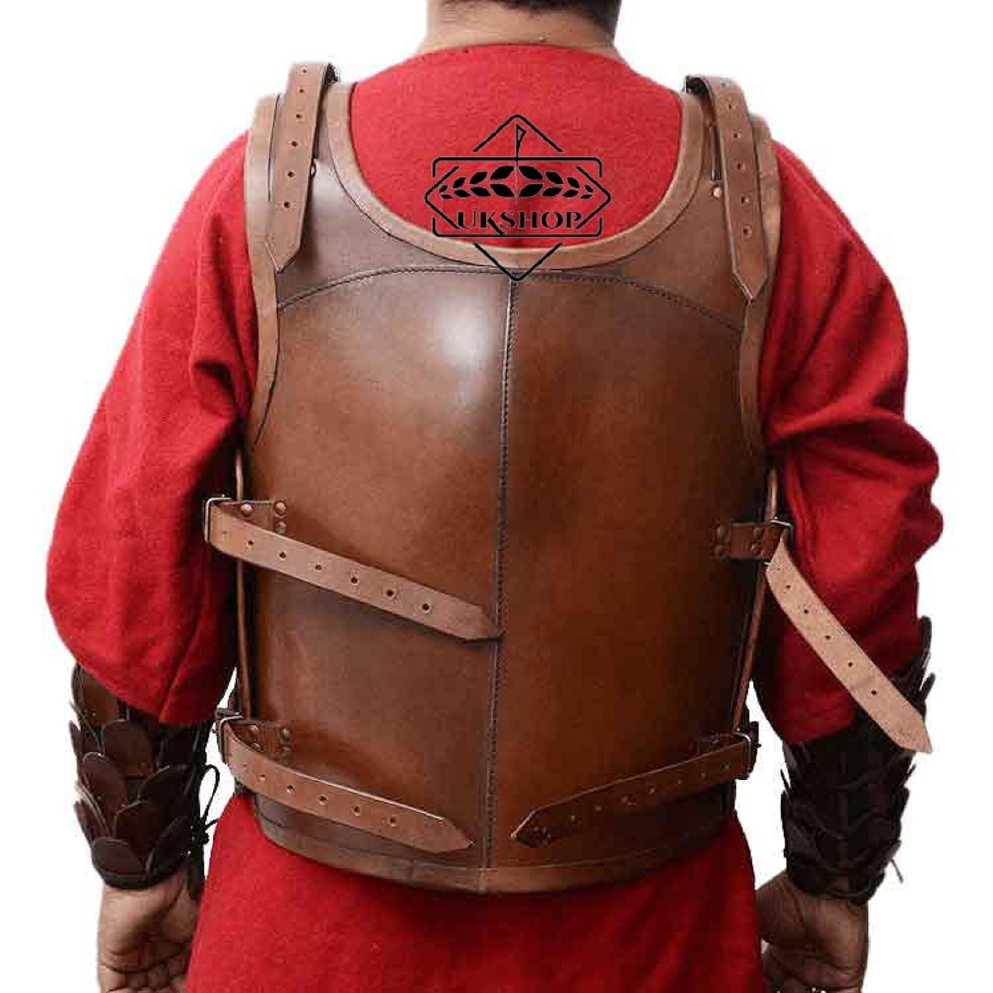 Scale Armor With Leather Medieval Leather Armor Leather - Etsy UK