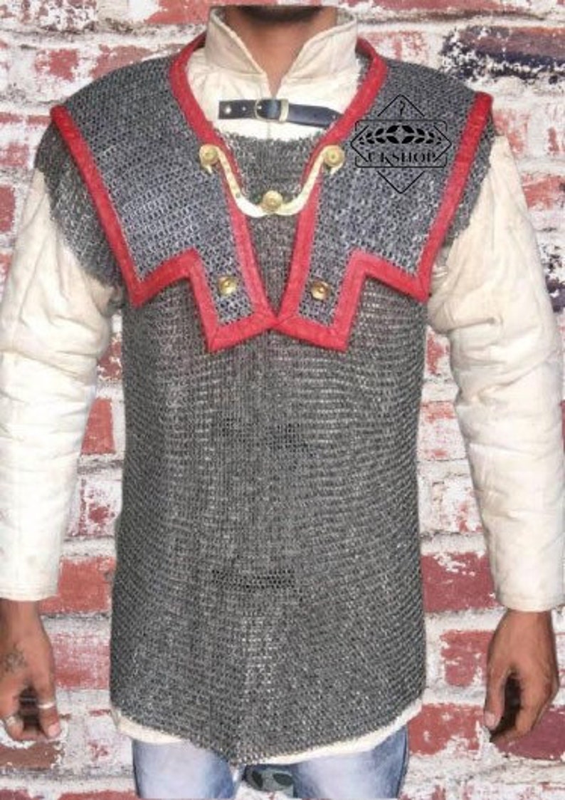 Roman Lorica Hamata 6 Mm Chainmail Round Riveted With Soiled | Etsy