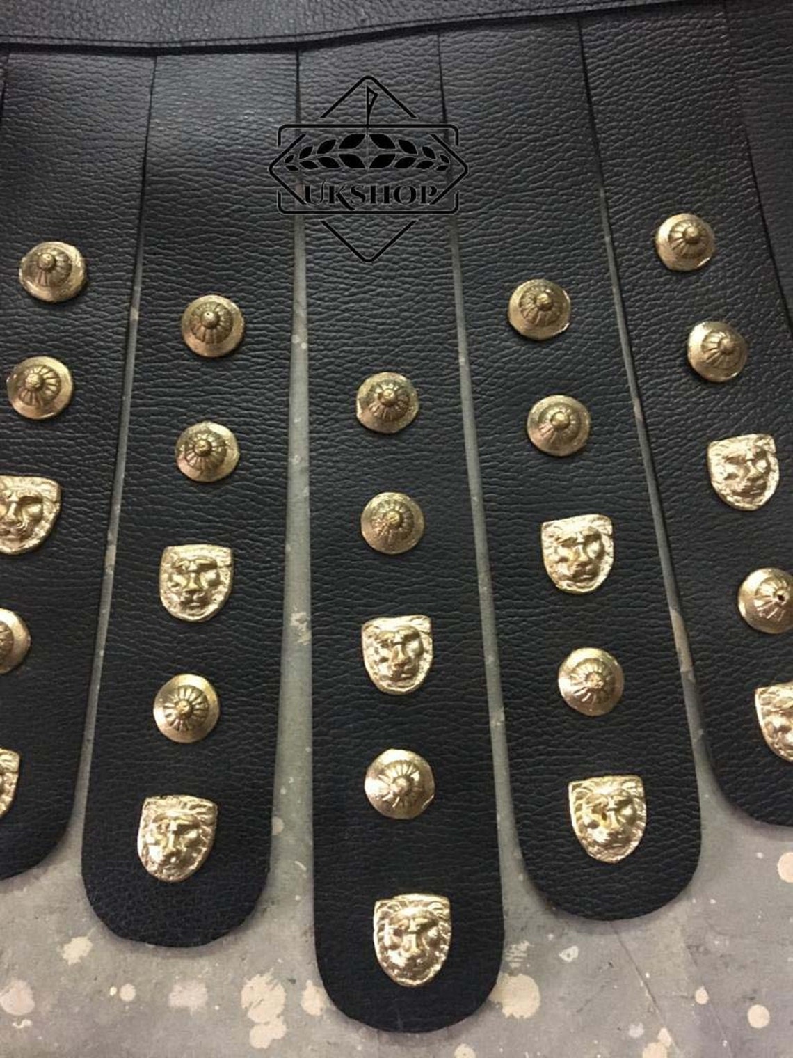 Roman Legion Apron Belt Leather Trozan Armor Costume Armour | Etsy