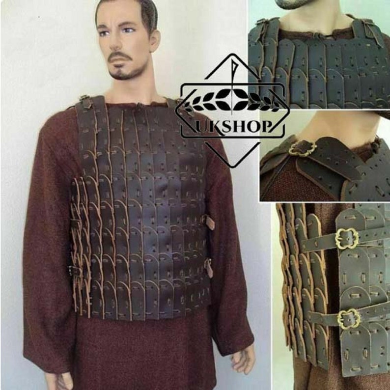 Medieval Leather Scale Armor Leather Scale Armor Set for | Etsy
