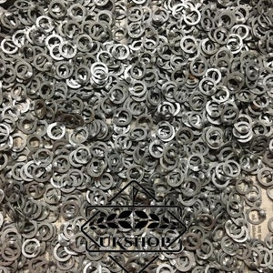 Flat Rings With Wedge Rivets 7 MM 8 MM-9 Mm Riveted Chainmail Rings ...