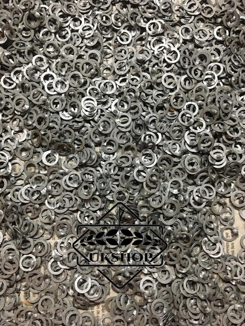 Flat Rings With Wedge Rivets 7 MM 8 MM-9 Mm Riveted | Etsy