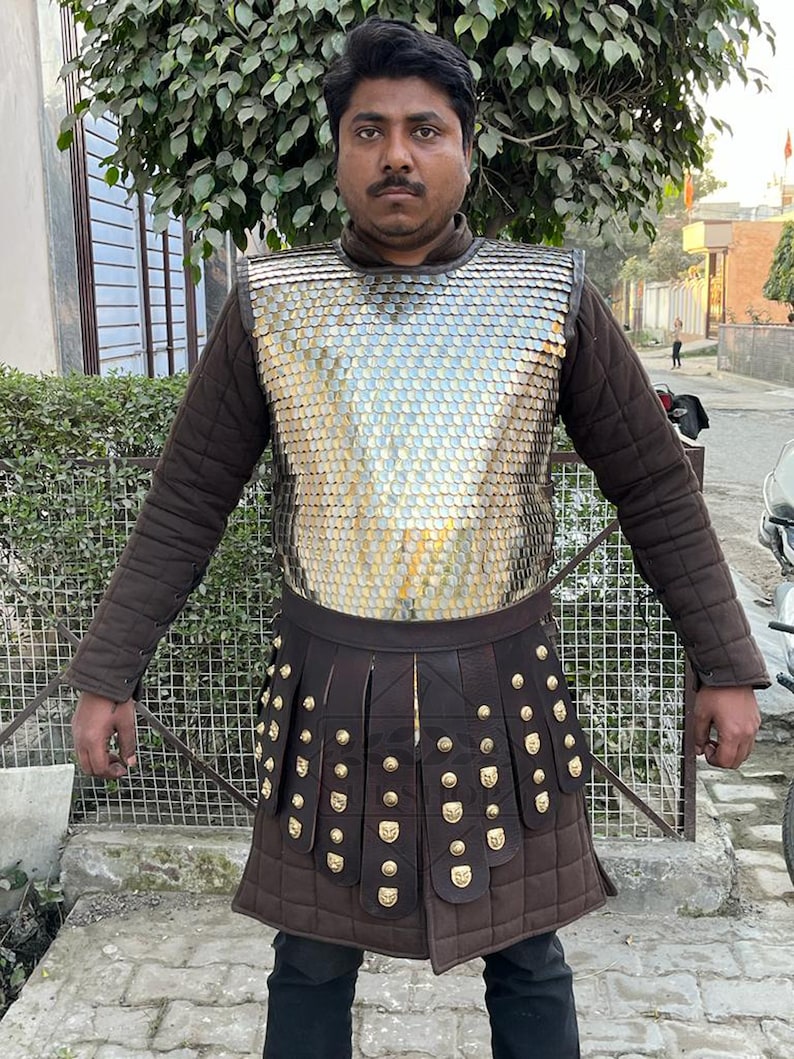 Roman Legion Apron Belt Leather Trozan Armor Costume Armour - Etsy