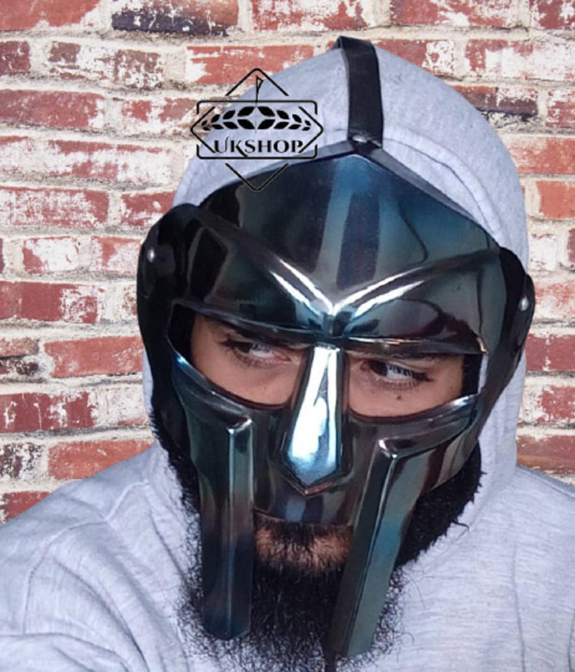 MF DOOM Gladiator Mask Mad-villain 18g Mild Steelface Armour - Etsy
