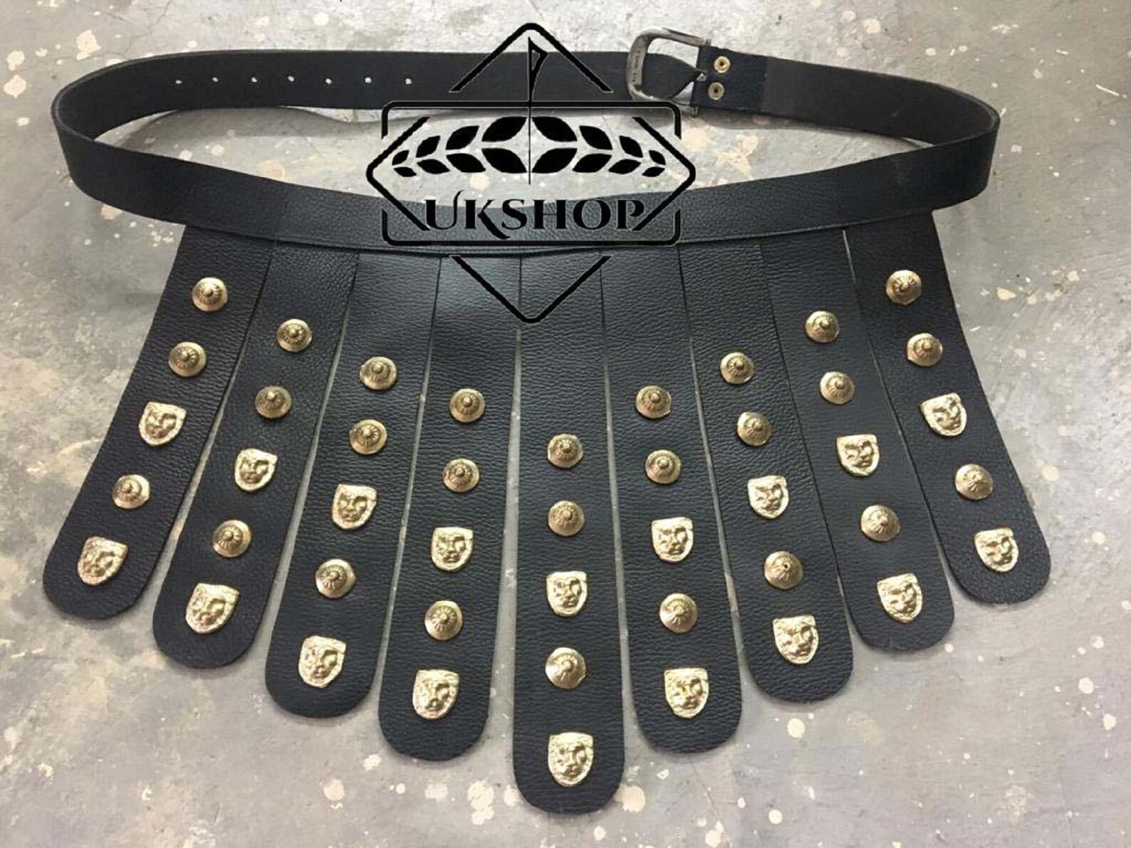 Roman Legion Apron Belt Leather Trozan Armor Costume Armour | Etsy
