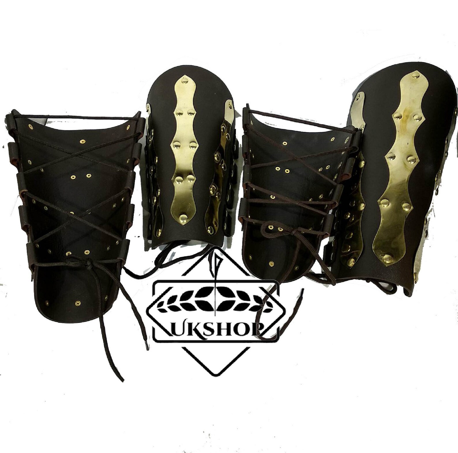 Vembracers Bracer Medieval Leather Warrior Lace up Bracers Arm | Etsy