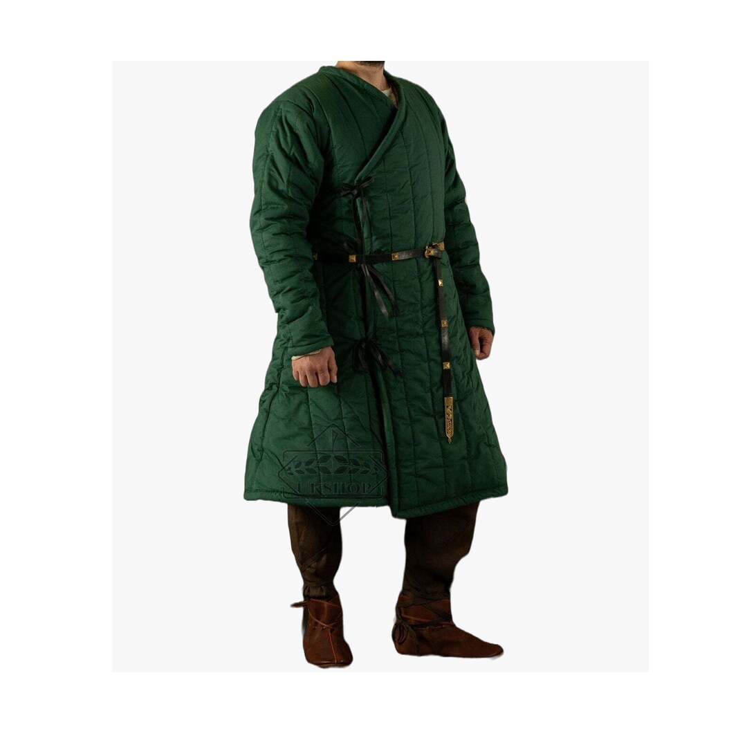 Eastern Green Padded Gambeson Armor Medieval Gambeson Thanks - Etsy