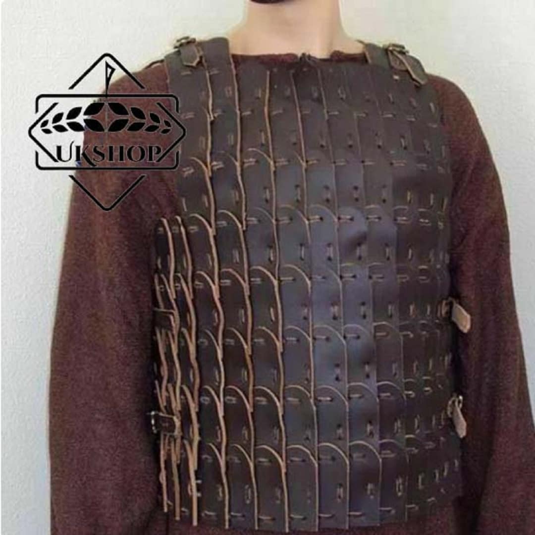 Medieval Leather Scale Armor Set for Battle Leather Scale - Etsy