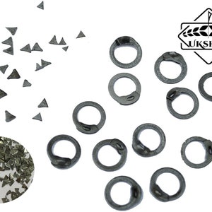 Flat Rings With Wedge Rivets 7 MM 8 MM-9 Mm Riveted Chainmail Rings ...