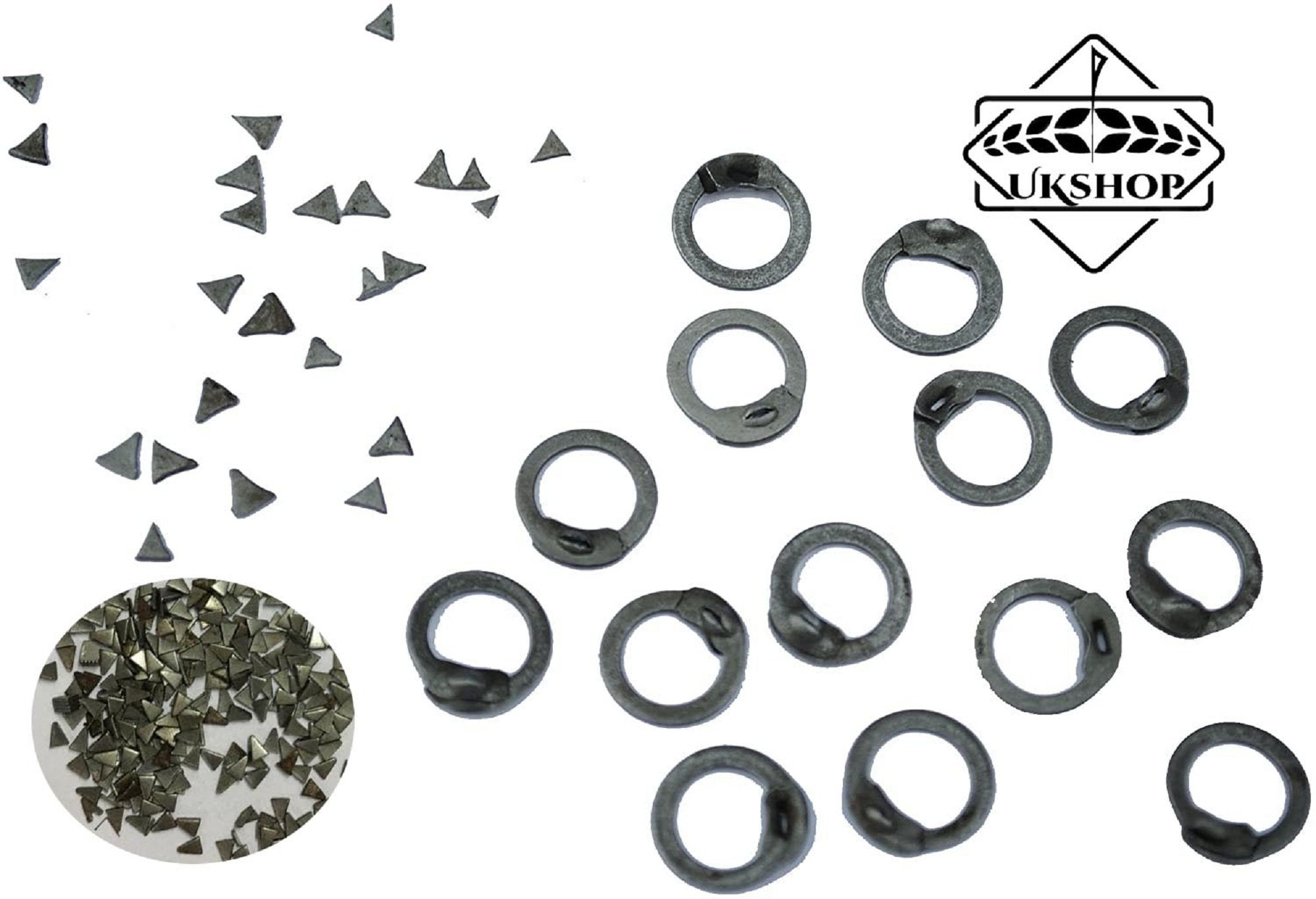 Flat Rings With Wedge Rivets 7 MM 8 MM-9 Mm Riveted - Etsy