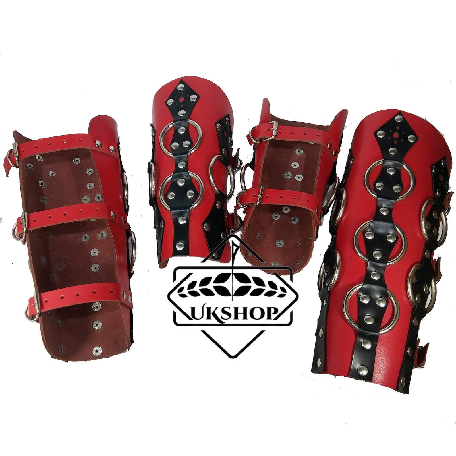 Vembracers Bracer Medieval Leather Warrior Lace up Bracers Arm | Etsy