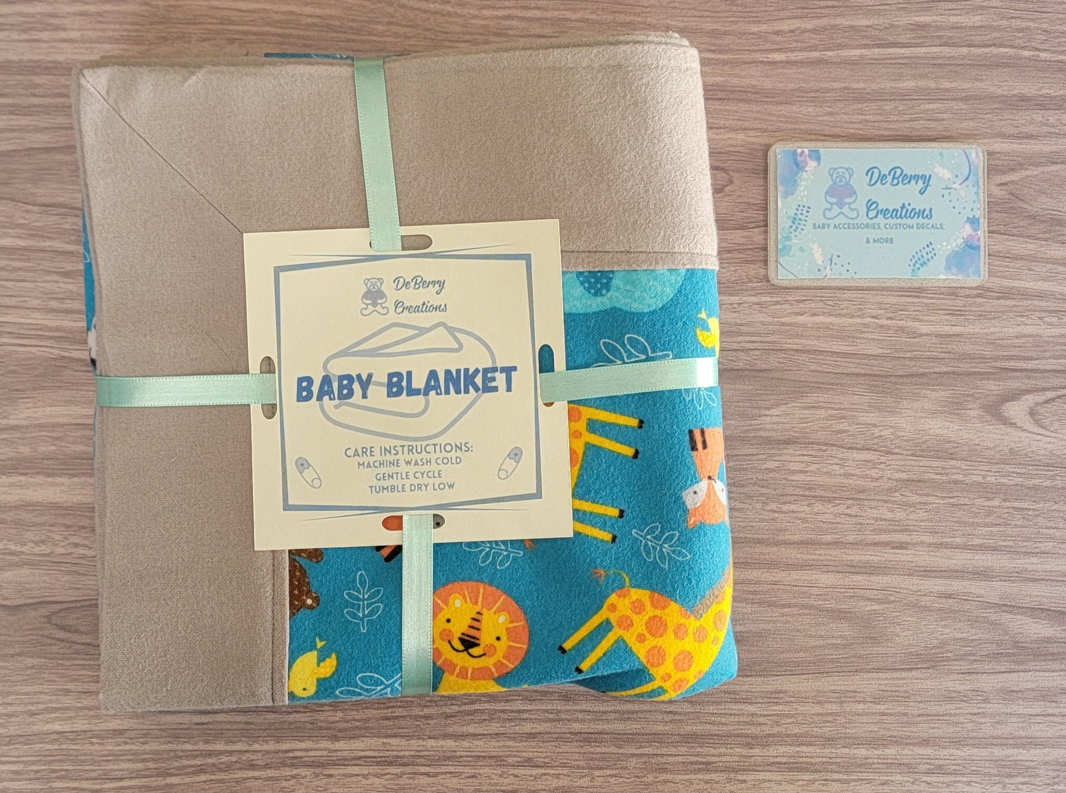 Self Binding Baby Blanket - Etsy