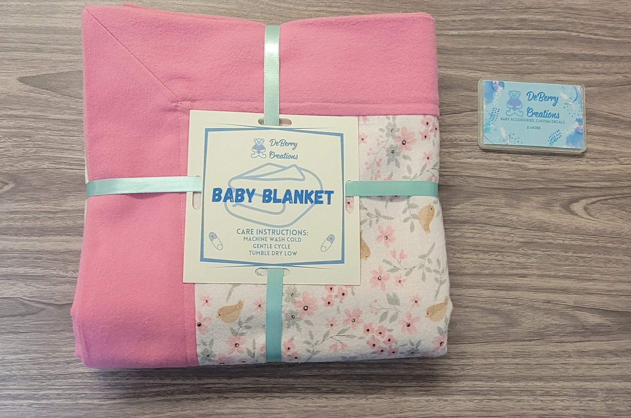 Self Binding Baby Blanket - Etsy