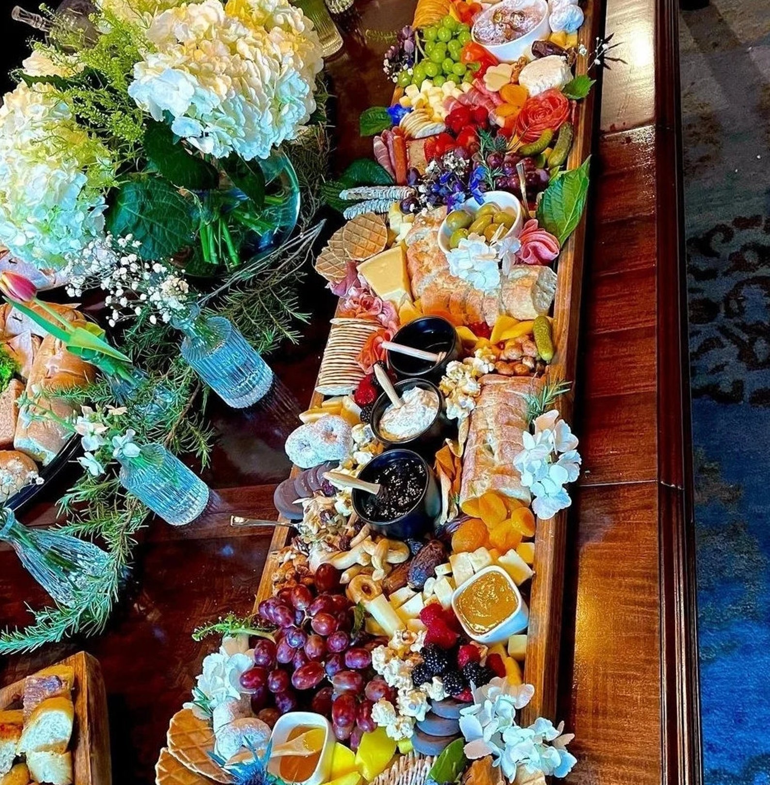 Charcuterie Board Personalized Almost 4 Foot Long Large Wood - Etsy