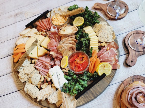 Extra Large Round Lazy Susan Board 18 Round Custom Lazy - Etsy