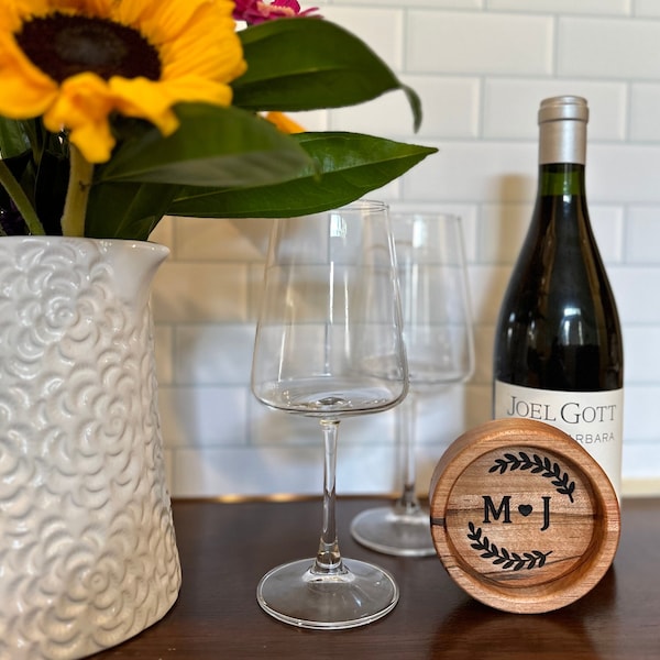 Wine Coasters - Etsy