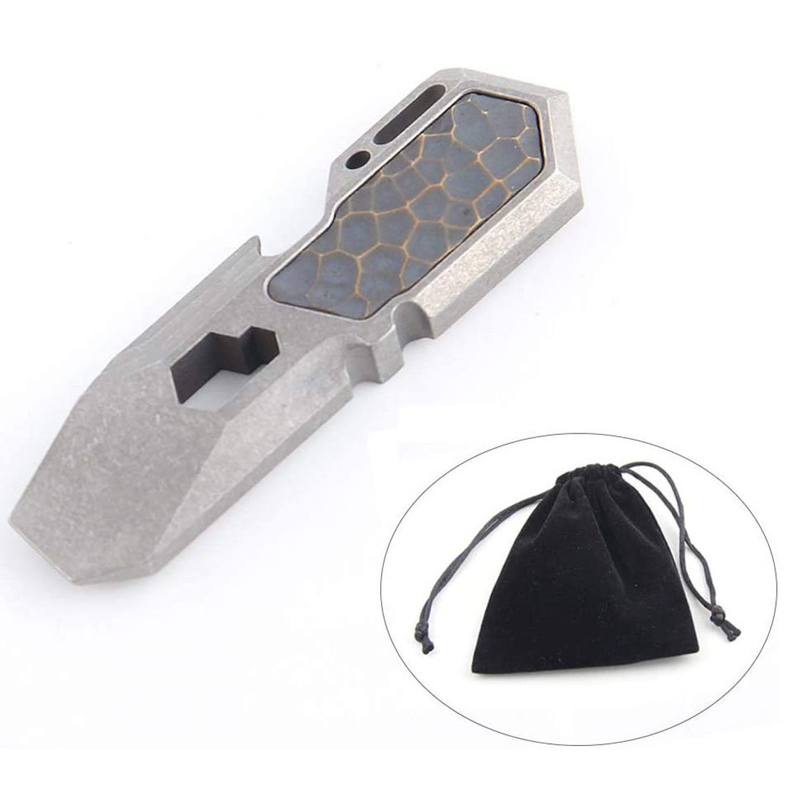 Titanium Pry Bar EDC Multi Tool With Bottle Opener Screwdriver - Etsy