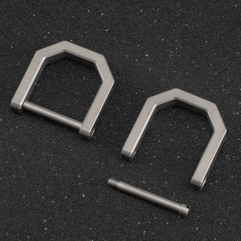 Titanium D Ring Car Key Fob Tool Shackle Keychain Horseshoe Keyring U Shape - Etsy