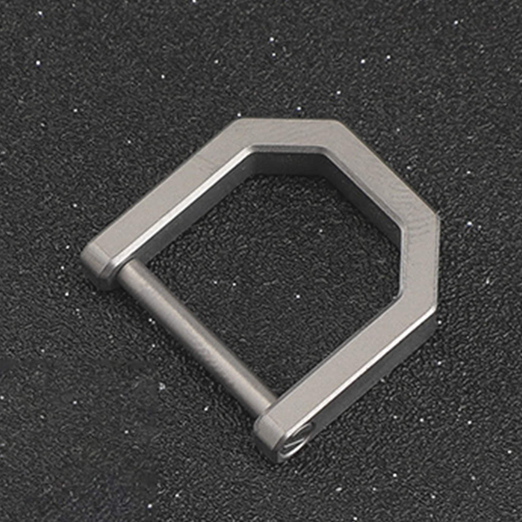 Titanium D Ring Car Key Fob Tool Shackle Keychain Horseshoe - Etsy