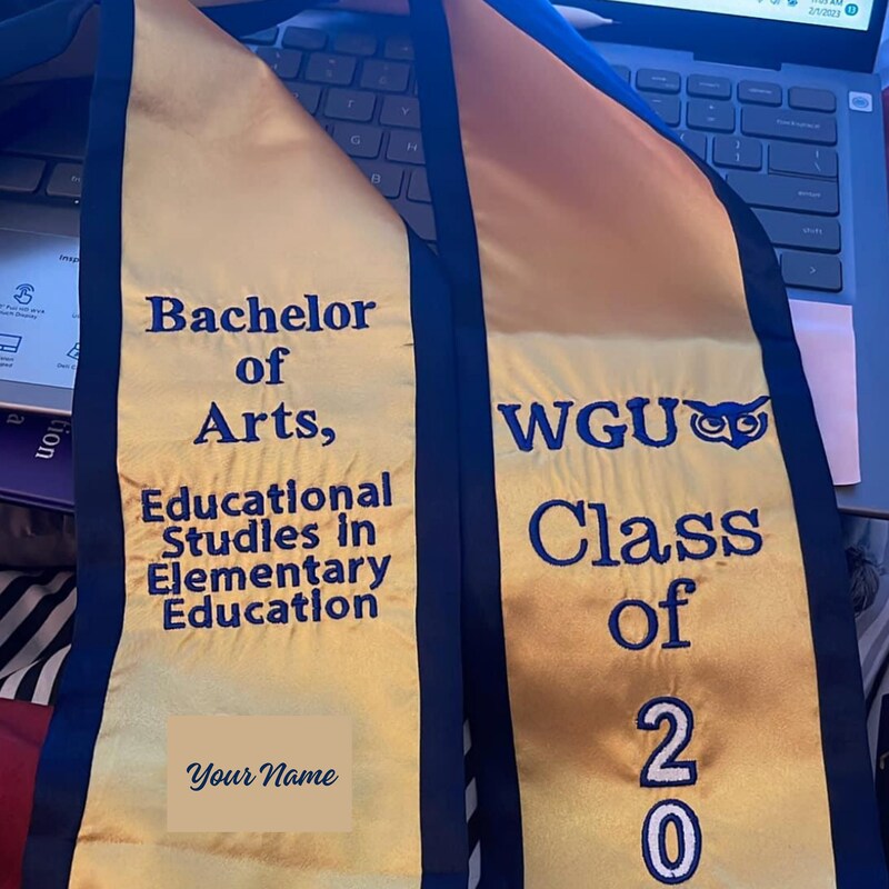 Graduation Sash - Etsy