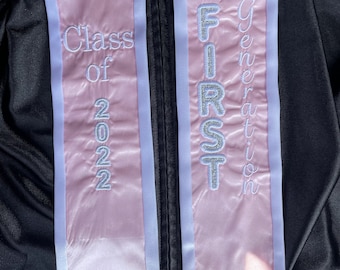 Graduation Sash First Generation - Etsy