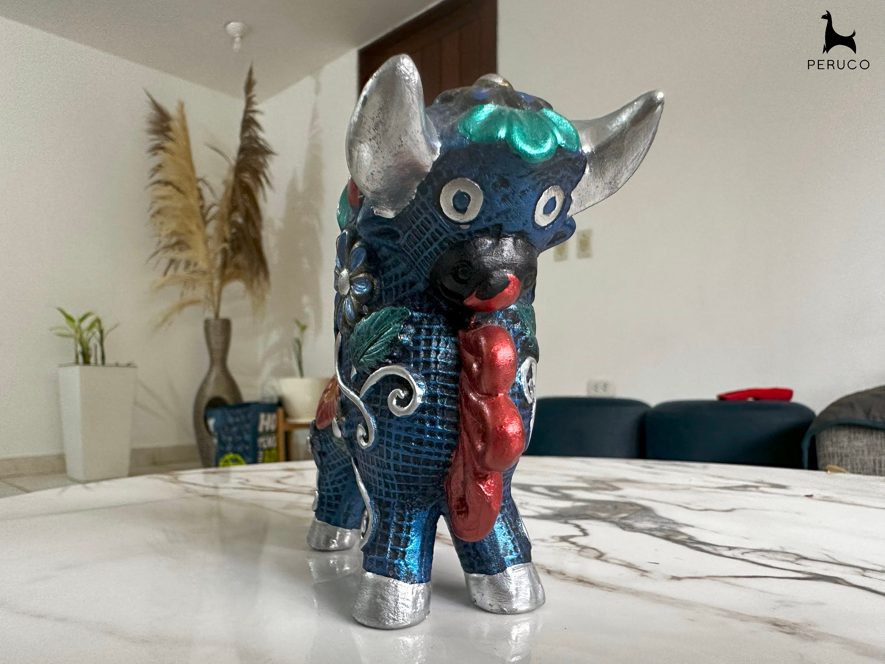 Torito De Pucará Peruano, Toro De Cerámica, Fortuna Y Prosperidad De ...