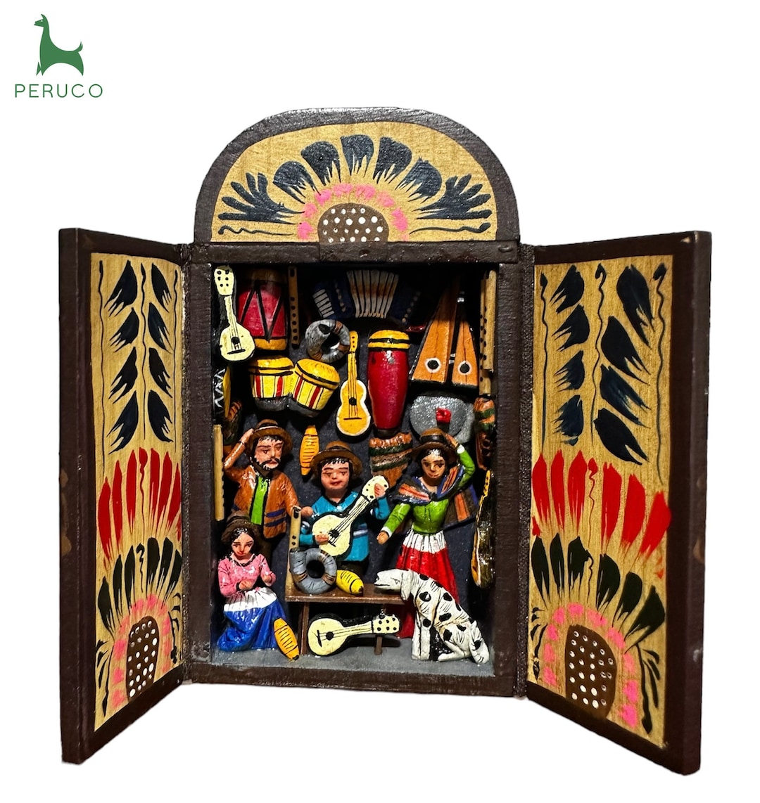 Mini Retablos Andinos De Colección, Retablos Ayacuchanos De Colección ...
