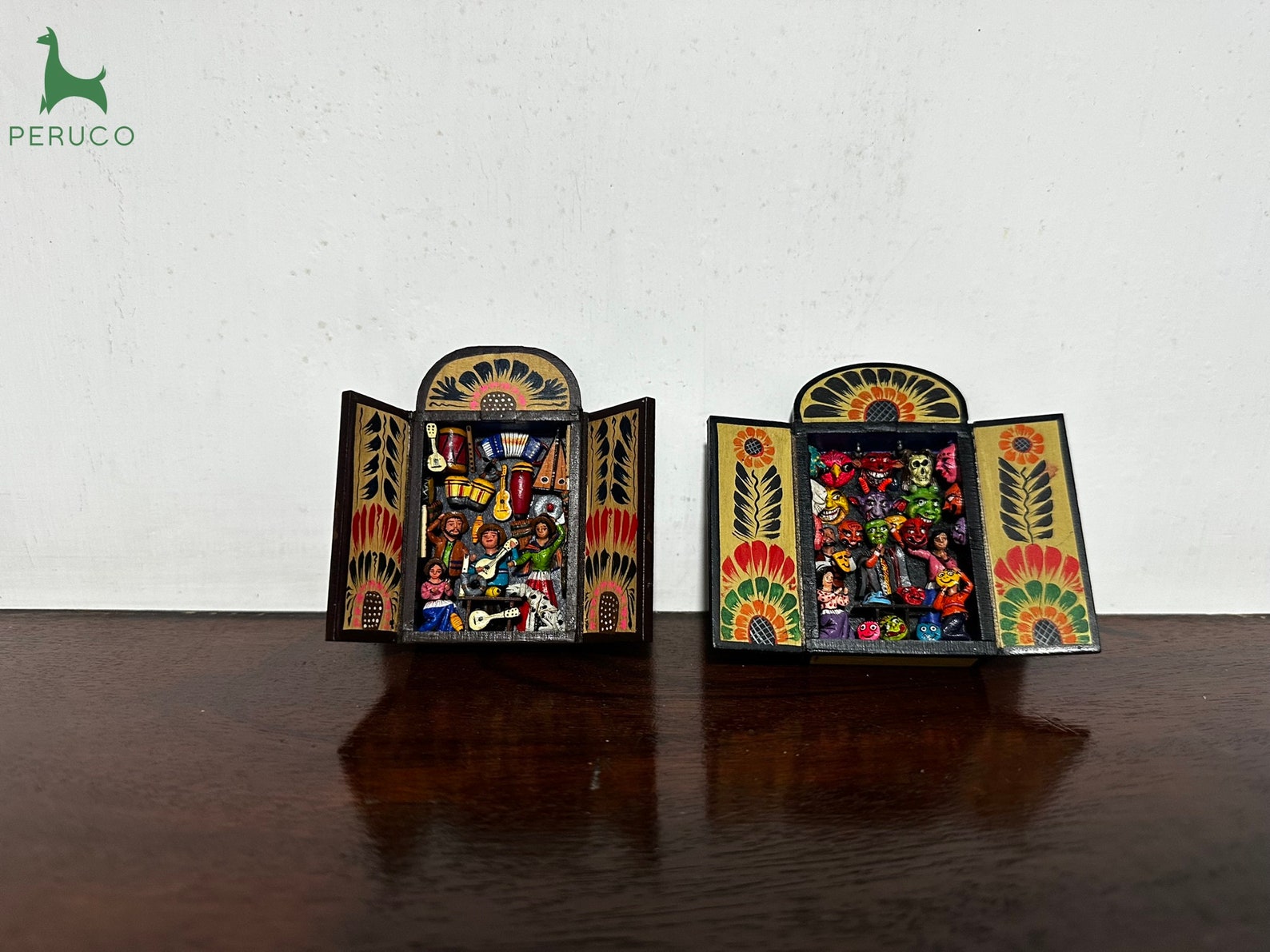 Mini Retablos Andinos De Colección, Retablos Ayacuchanos De Colección ...