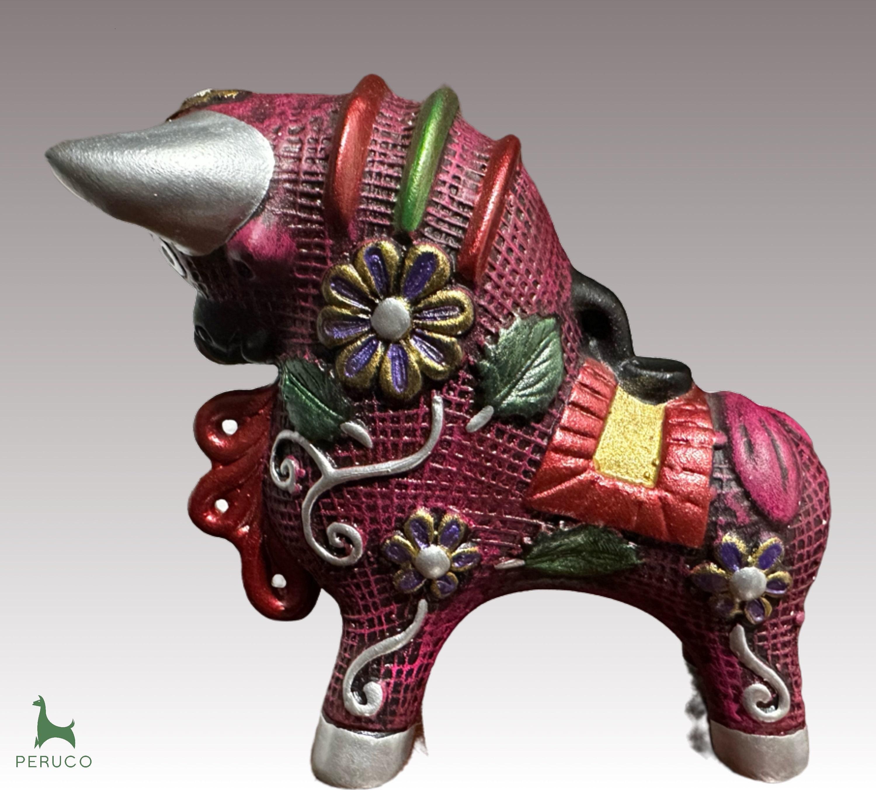 Torito De Pucará Peruano, Toro De Cerámica, Fortuna Y Prosperidad De ...