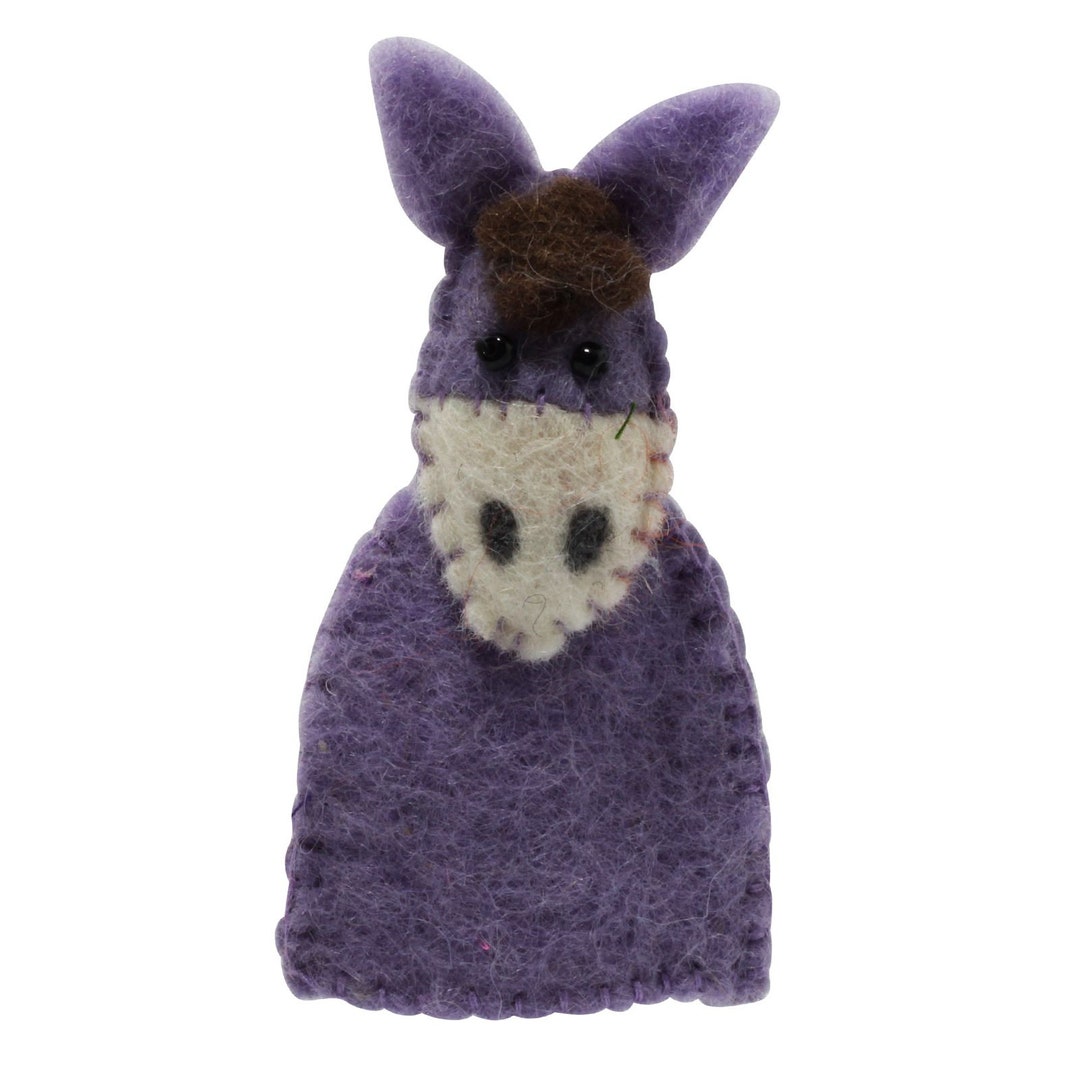 Felt Finger Puppet Donkey Finger Doll - Etsy