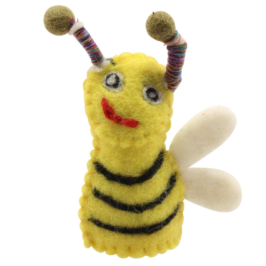 Finger Puppet Made of Felt Bee Finger Doll - Etsy