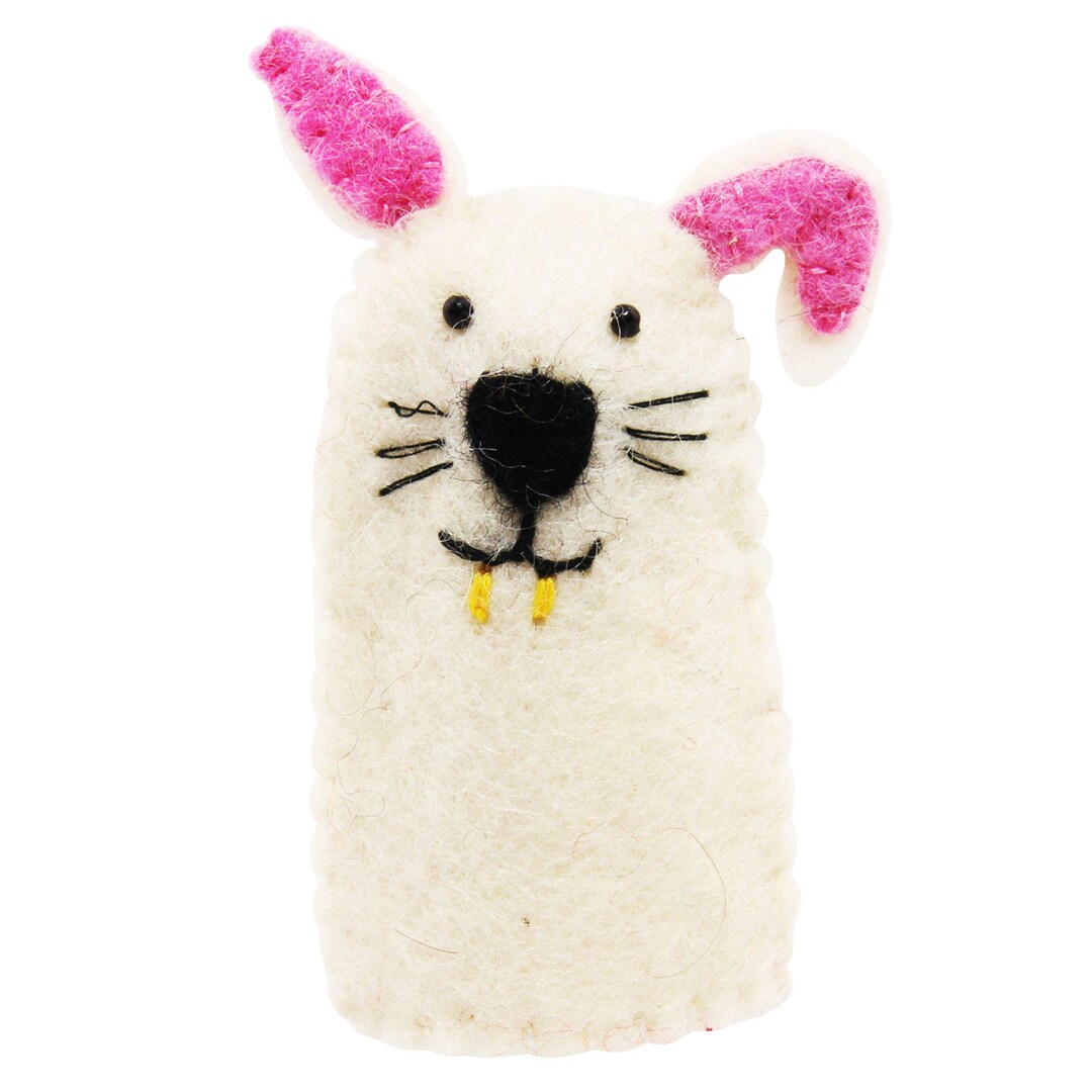 Finger Puppet Made of Felt - Rabbit - Hare - Finger Puppet - Etsy