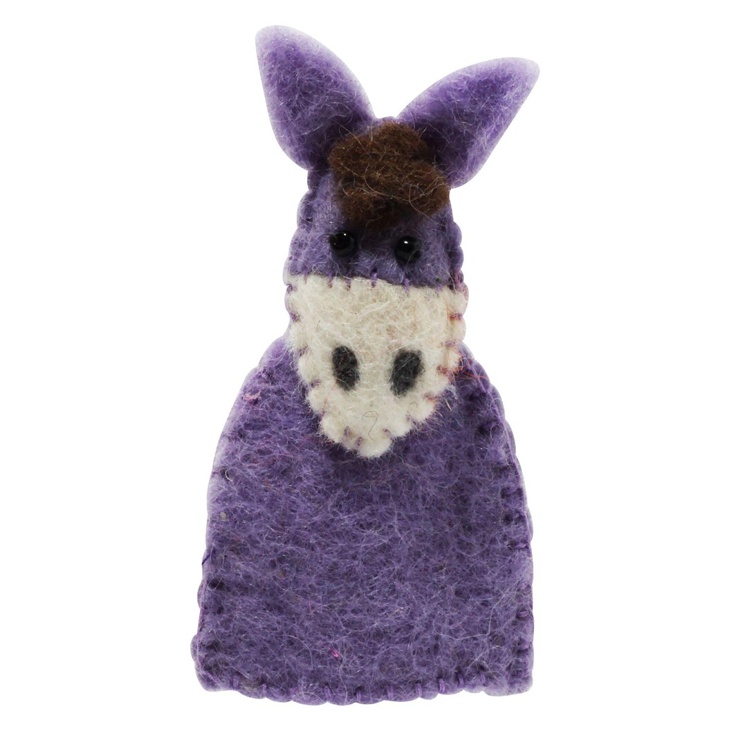 Felt Finger Puppet - Donkey - Finger Puppet - Etsy