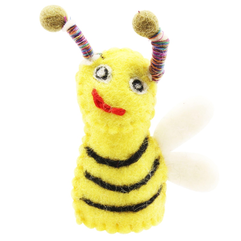 Bee Finger Puppet - Etsy