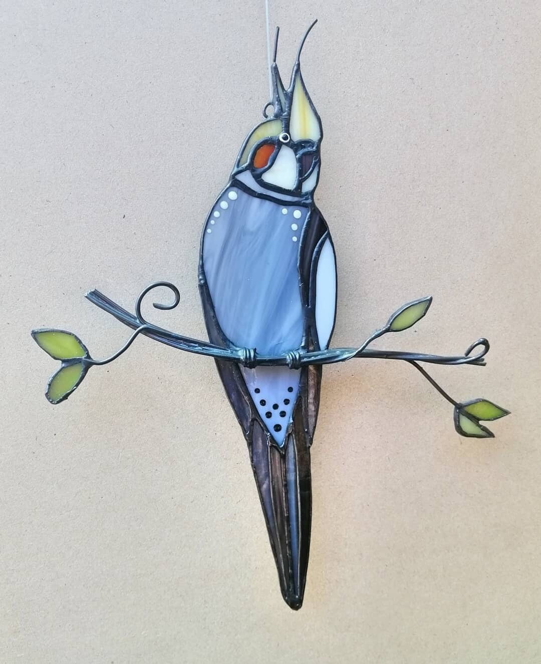 Cockatiel Weiro Native Australian Bird Glass Sun-catcher - Etsy