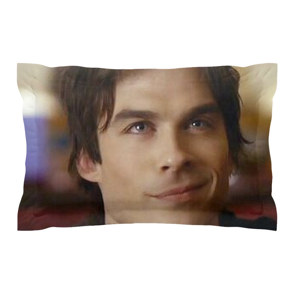 Damon Salvatore Pillow Shams. Team Damon Pillow Shams Vampire - Etsy UK