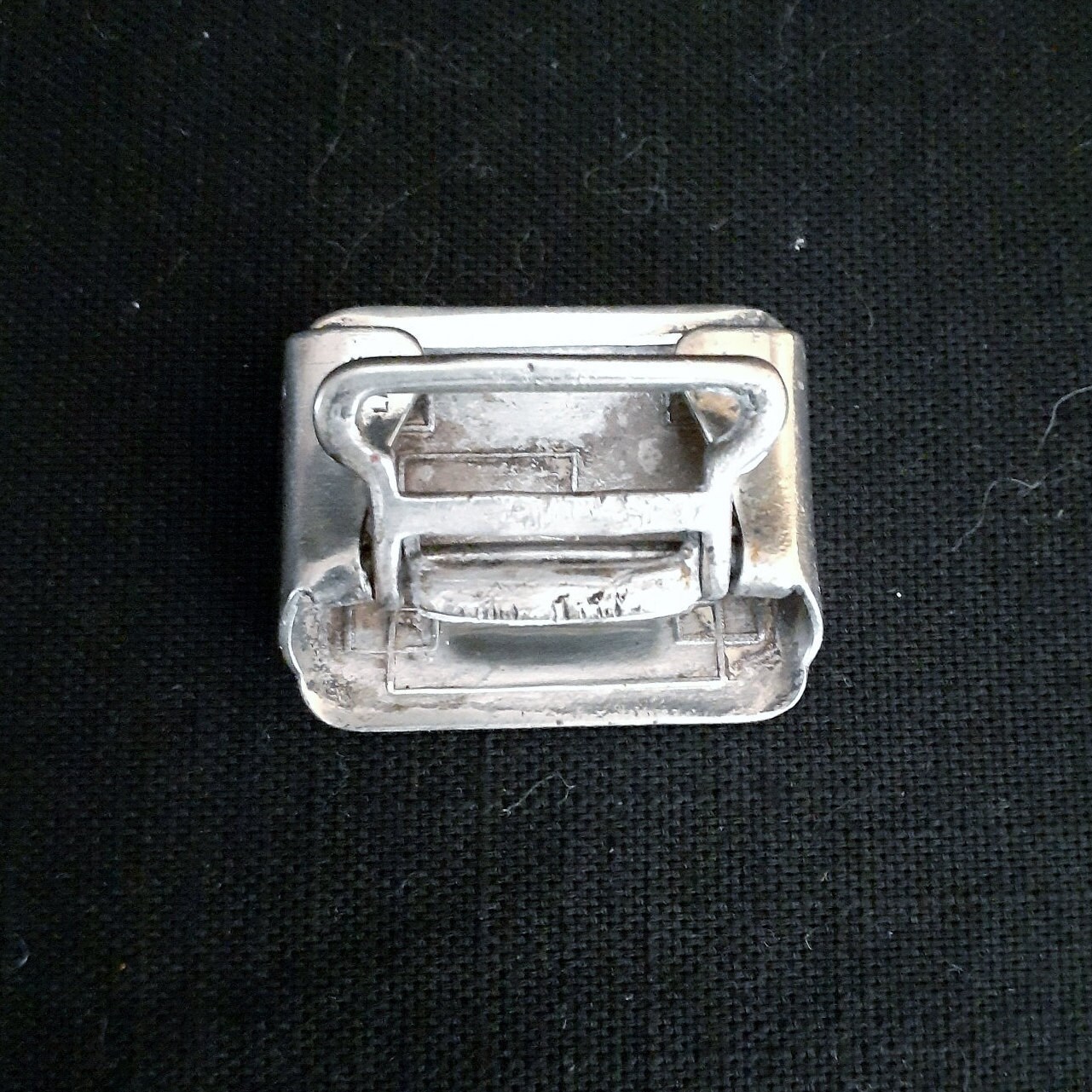 Vintage Art Deco Silver Plate Buckle - Etsy