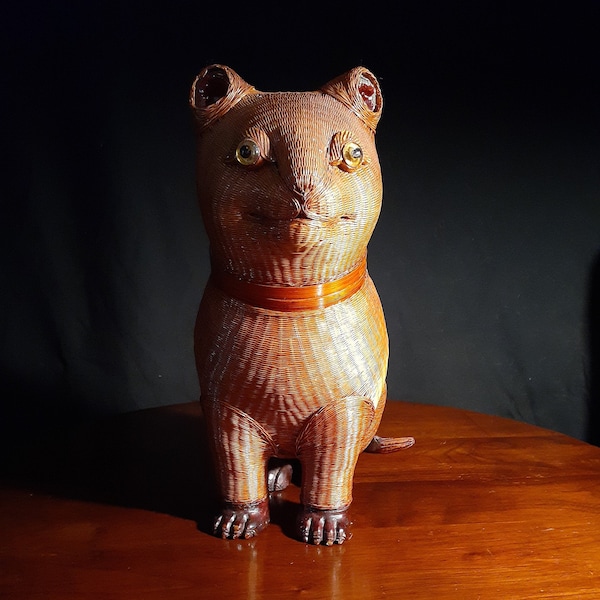 Wicker Cat Bed - Etsy