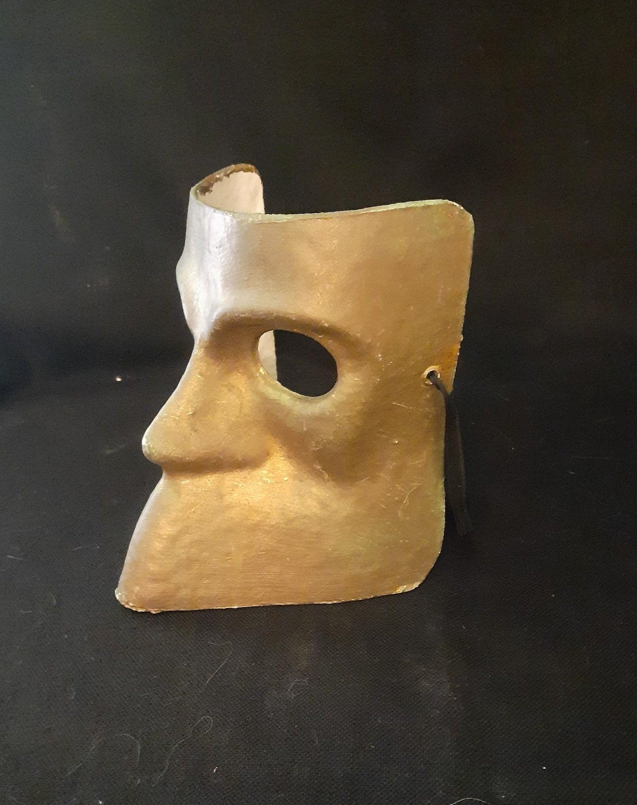 Vintage Italian Papier Mache Carnival Mask - Etsy