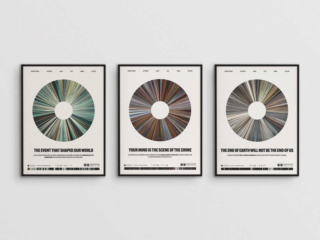 Nolan Pack | Movie Posters — Dunkirk, Inception, Interstellar — Prints ...