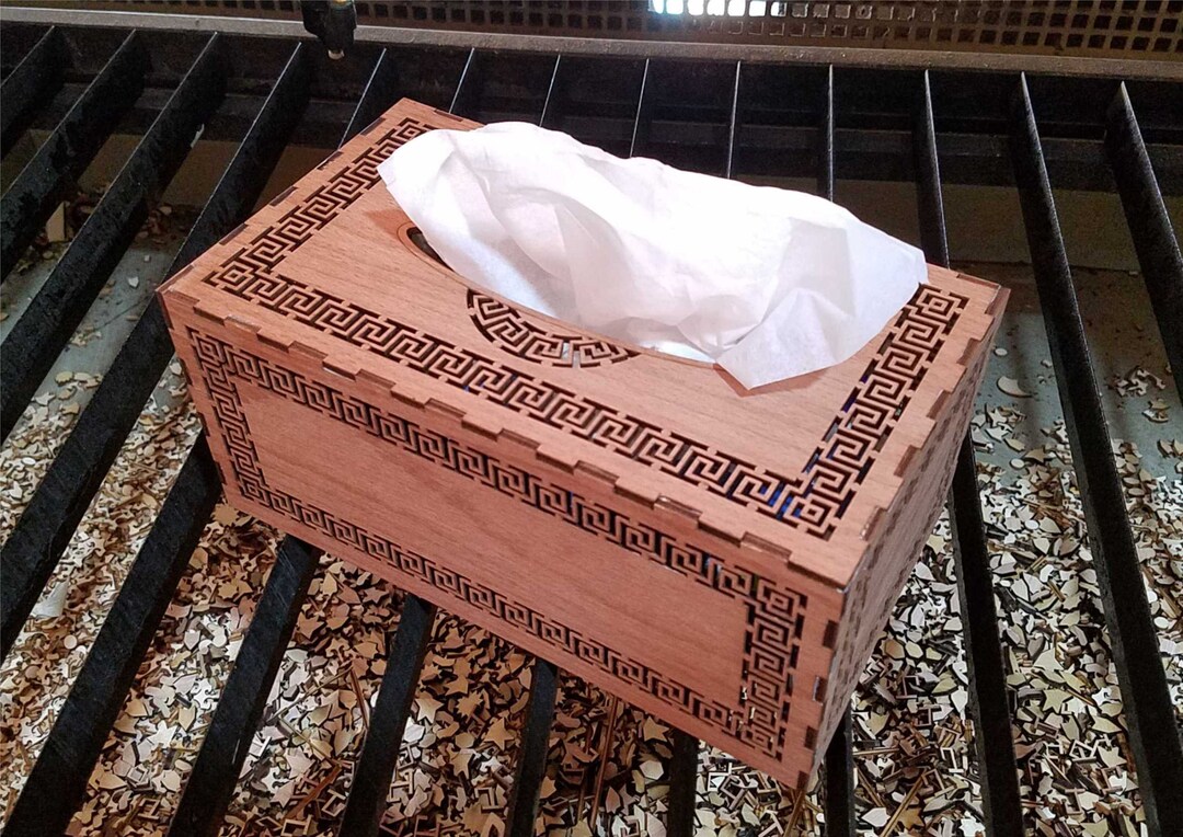 Tissue Box Cover Dxf,svg,pdf,ai,file Vector Laser Cut /,tissue Box Svg ...