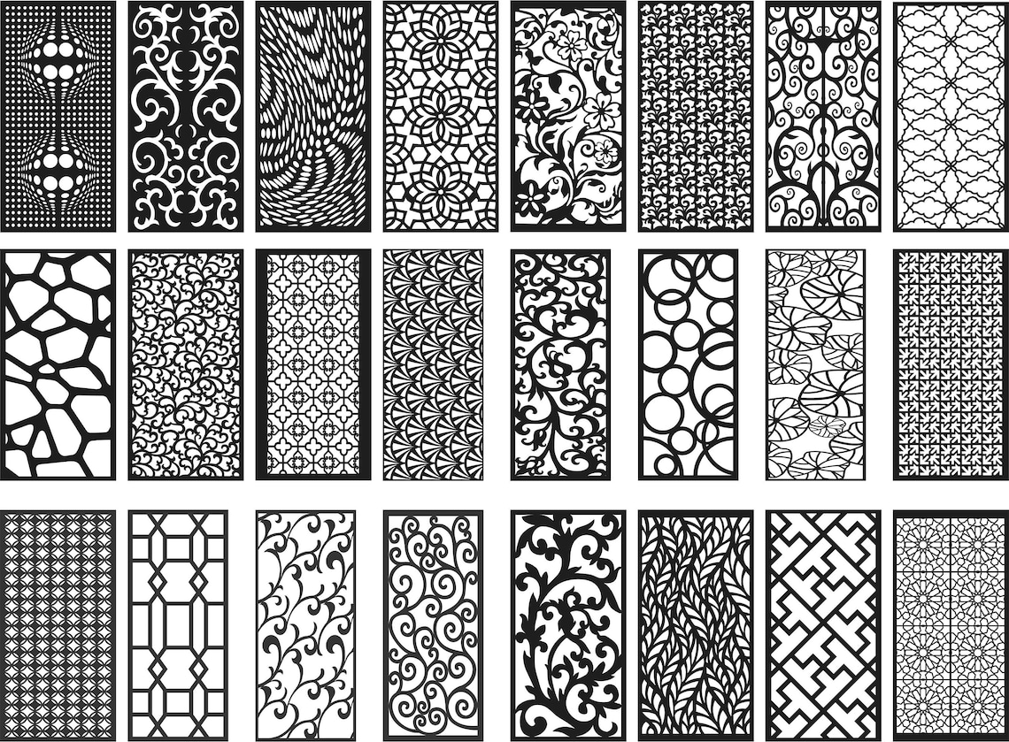 Cnc Files for Wood 300 File Dxf Laser Plasma Designs for Cut | Etsy