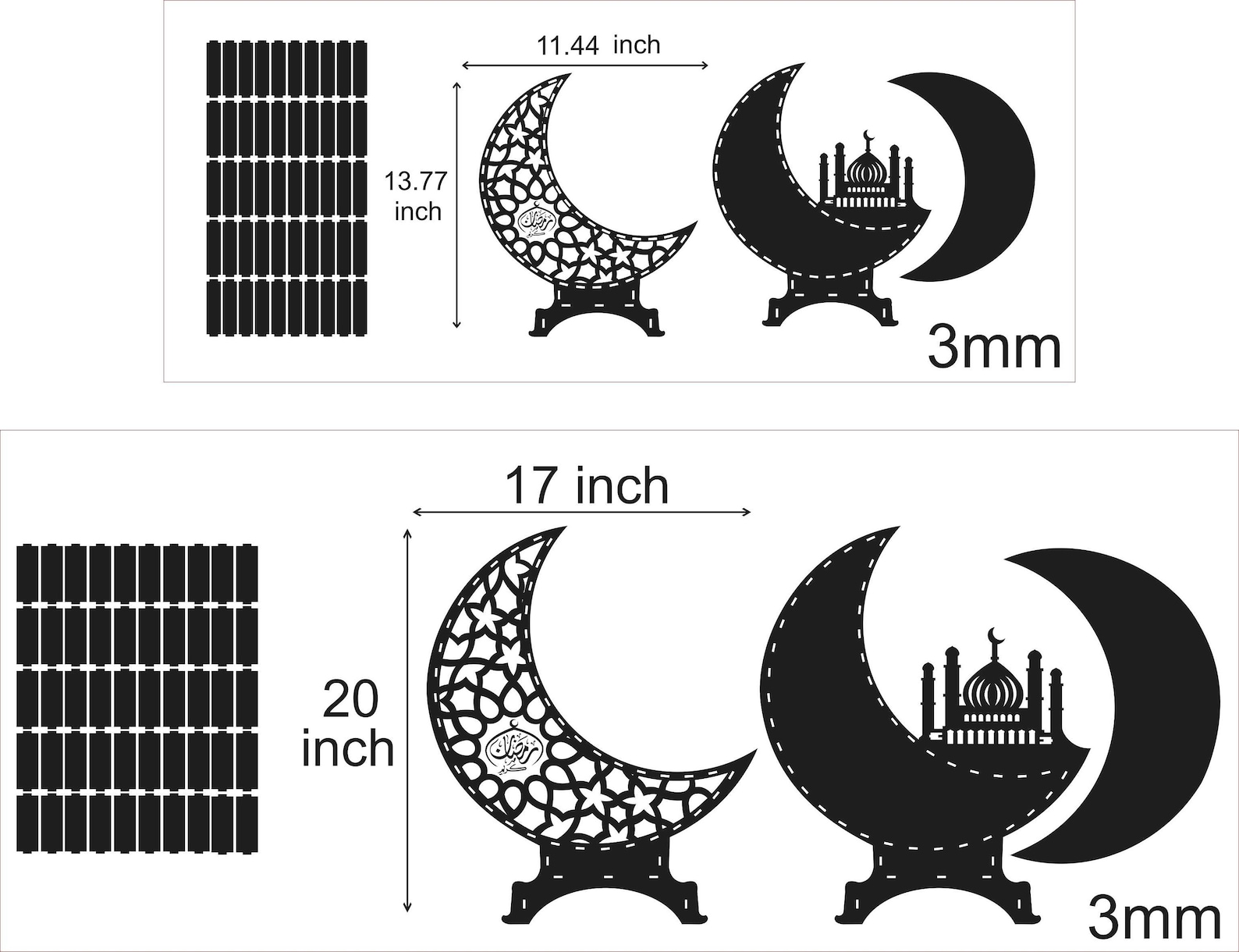 Ramadan Decoration,ramadan Moon Stand Light Night,ramadan Kareem ...