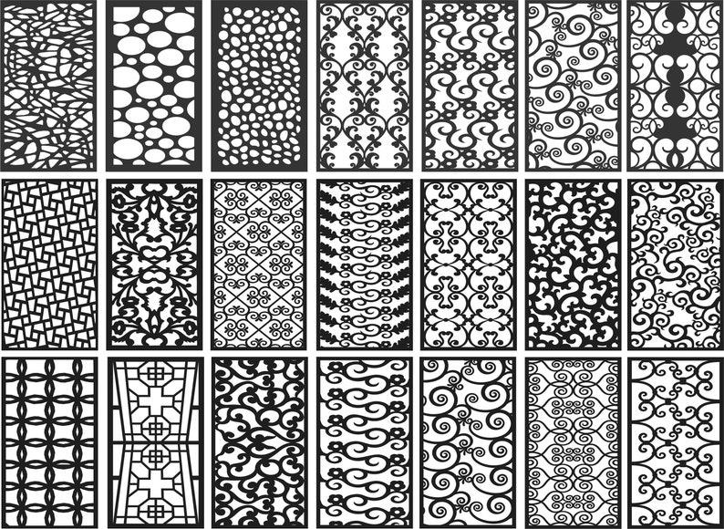 Cnc Files for Wood 300 File Dxf Laser Plasma Designs for Cut - Etsy