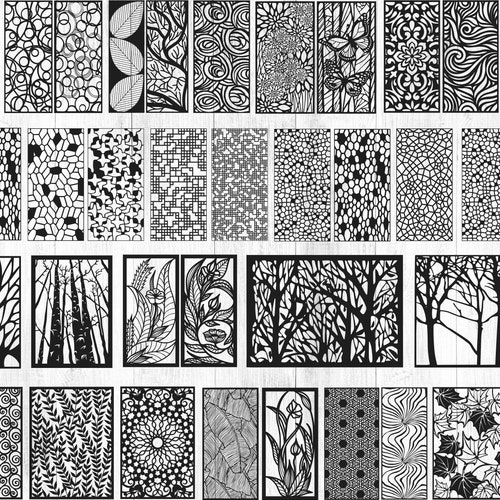 300pcs.svg.png.dxf.aimodern Patterns Svgcnc Files for Plasma - Etsy