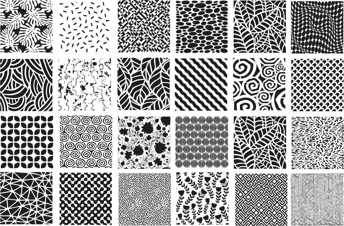 100pcsseamless Pattern Svgbackground Pattern Svgcut Files - Etsy