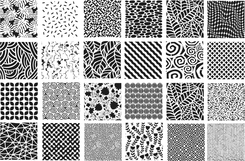 100pcsseamless Pattern Svgbackground Pattern Svgcut Files - Etsy