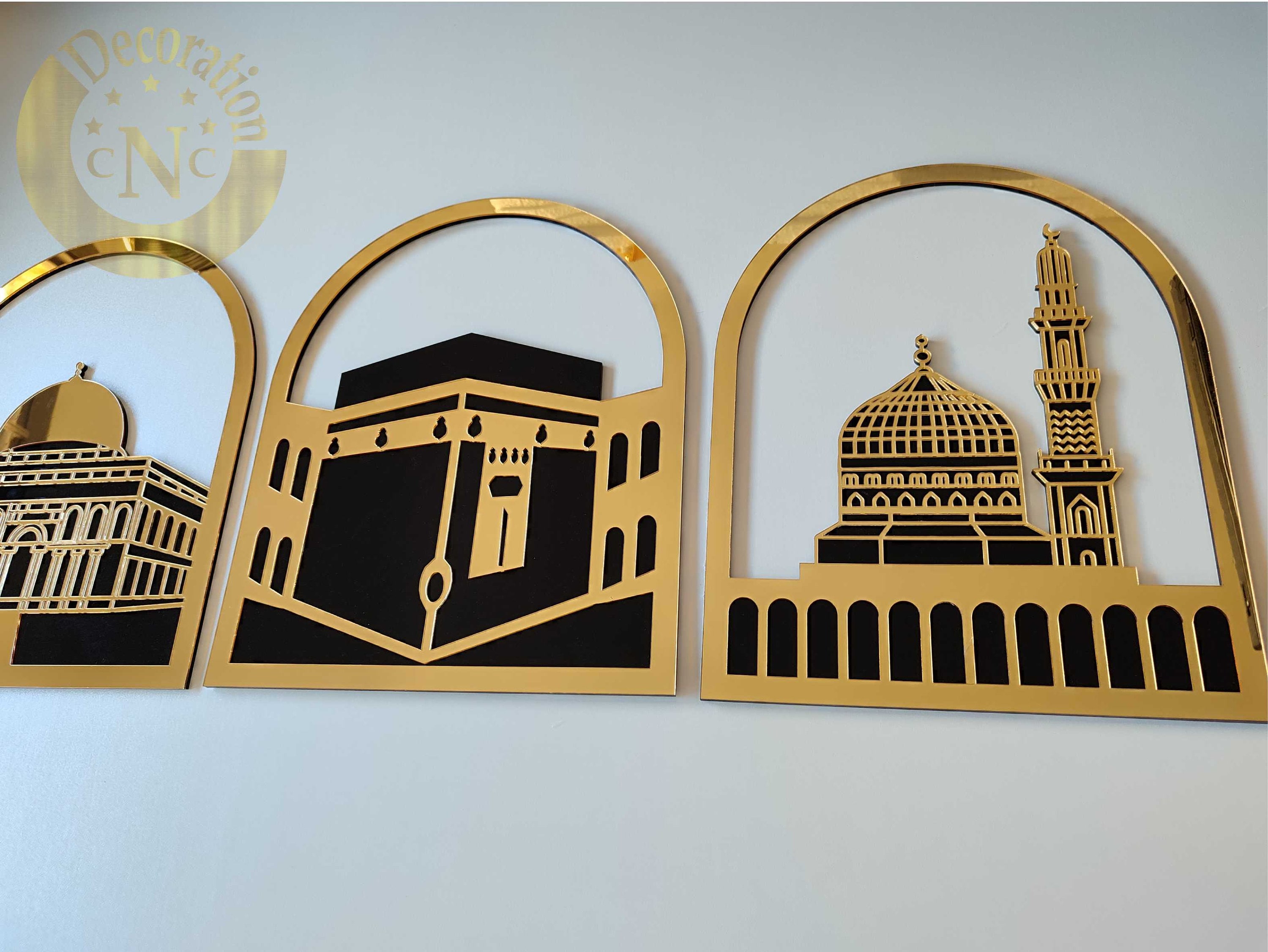 Kaaba Dxf, Makka Dxf,masjid Al-nabawi Laser Cut Dxf Files ,islamic ...