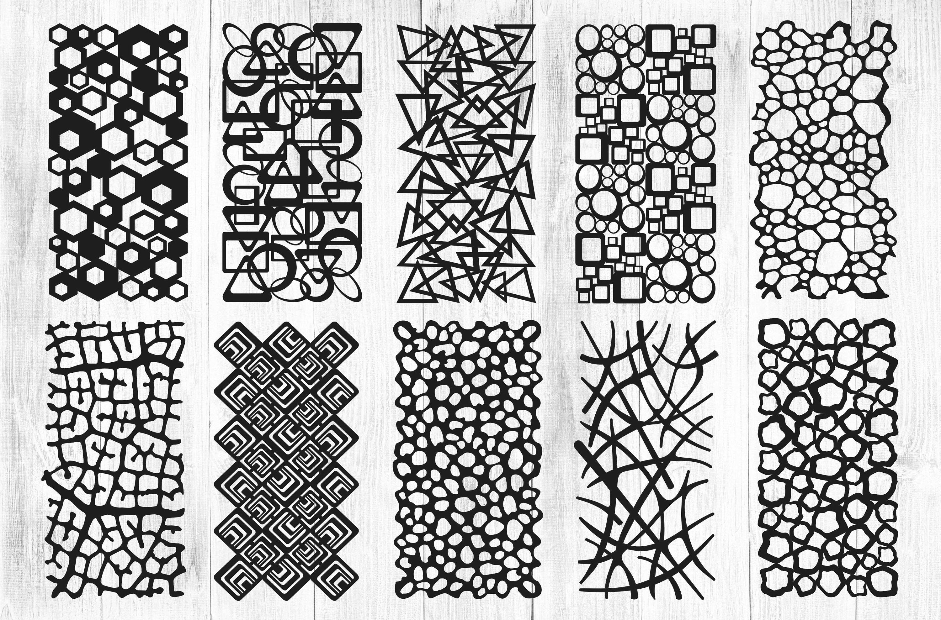 26pcsmodern Geometric Patterns Svgnew Patterns Svgfiles for - Etsy